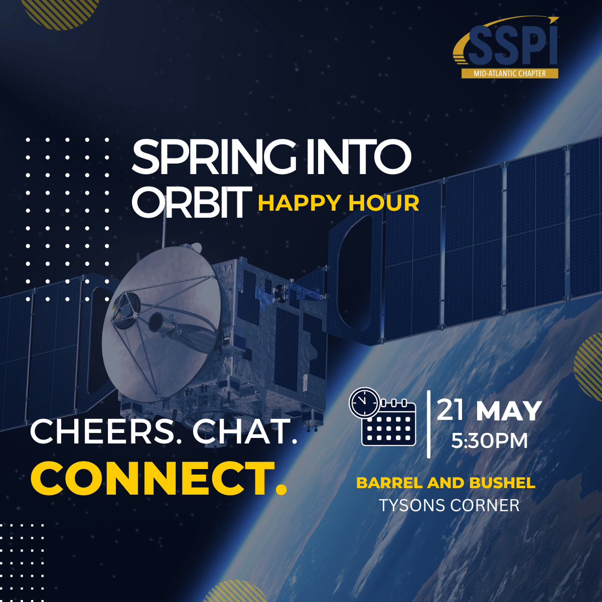 SSPI Mid-Atlantic Spring Happy Hour | Space & Satellite Professionals ...